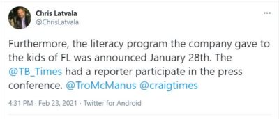 Florida legislator Chris Latvala goes after Tampa Bay Times for its ...